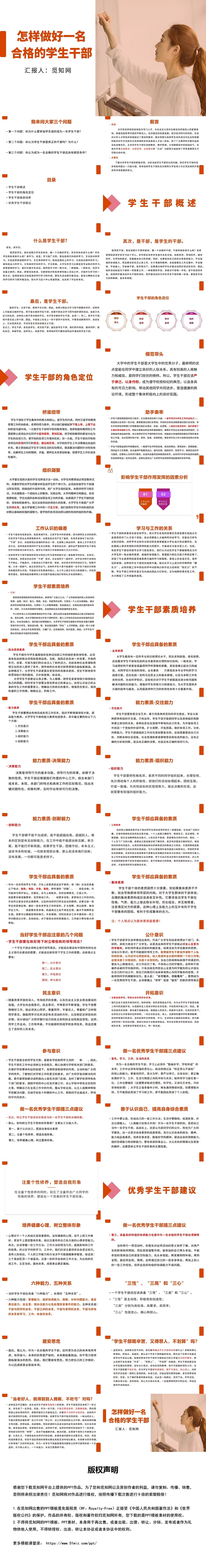 橙色怎样做好一名合格的学生干部学生干部培训 二哈办公